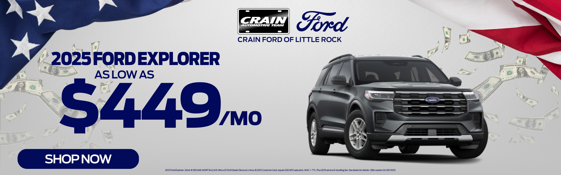 Ford Dealership | Used Cars in Little Rock, AR | Crain Ford of Little Rock