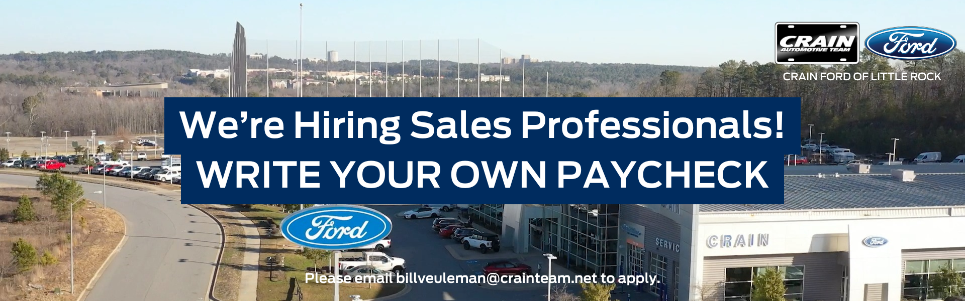 Ford Dealership | Used Cars in Little Rock, AR | Crain Ford of Little Rock